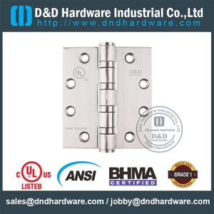 Butts and Hinges with ANSI/BHMA A156.1 - D&D HARDWARE