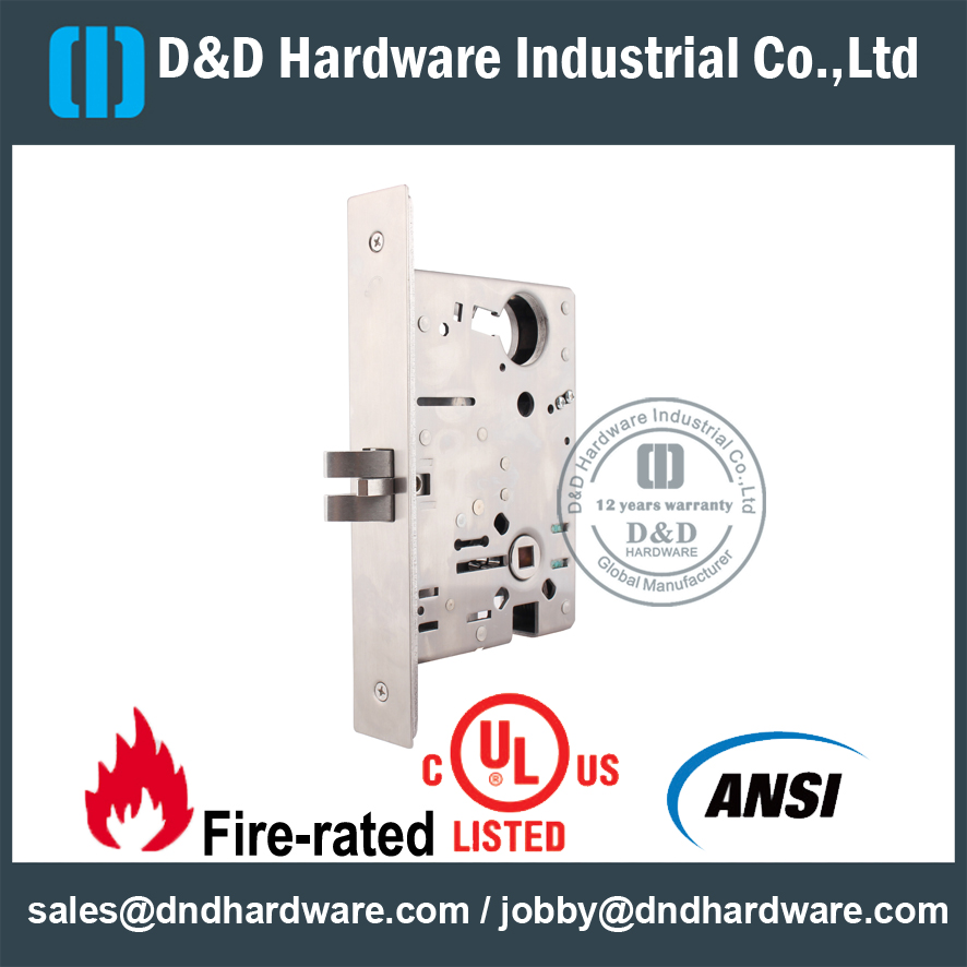 SS304 ANSI Mortise Passage Door Lock-DDAL01 F01 from China manufacturer ...