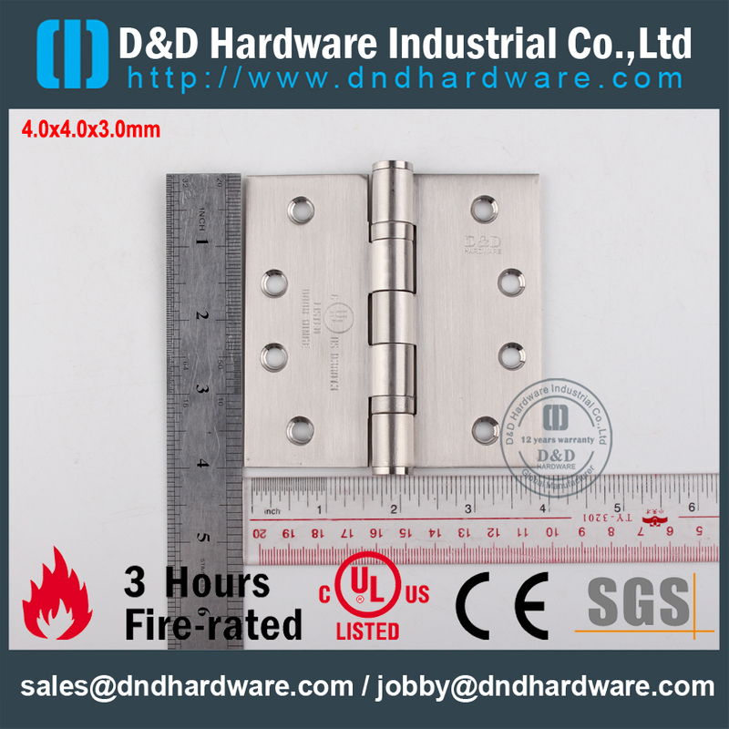 SS304 Fire Rated UL 2BB Hinge-DDSS001-FR-4x4x3.0mm from China ...