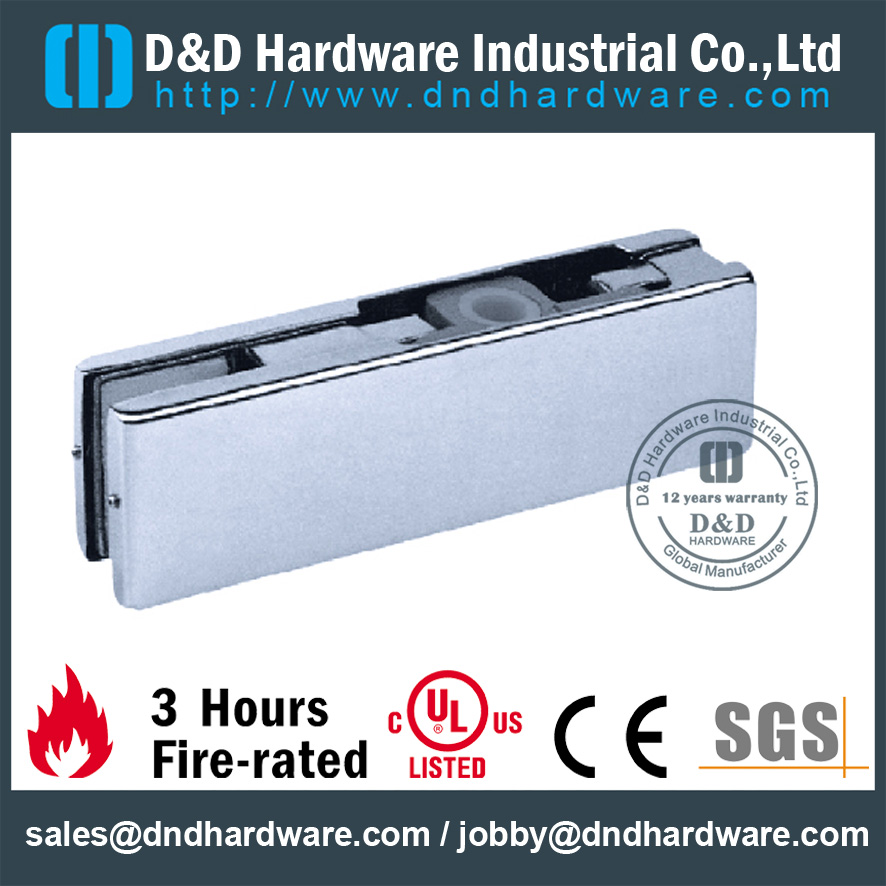 Heavy Duty Frameless Top Patch Fitting for Commercial Glass Door - D&D ...