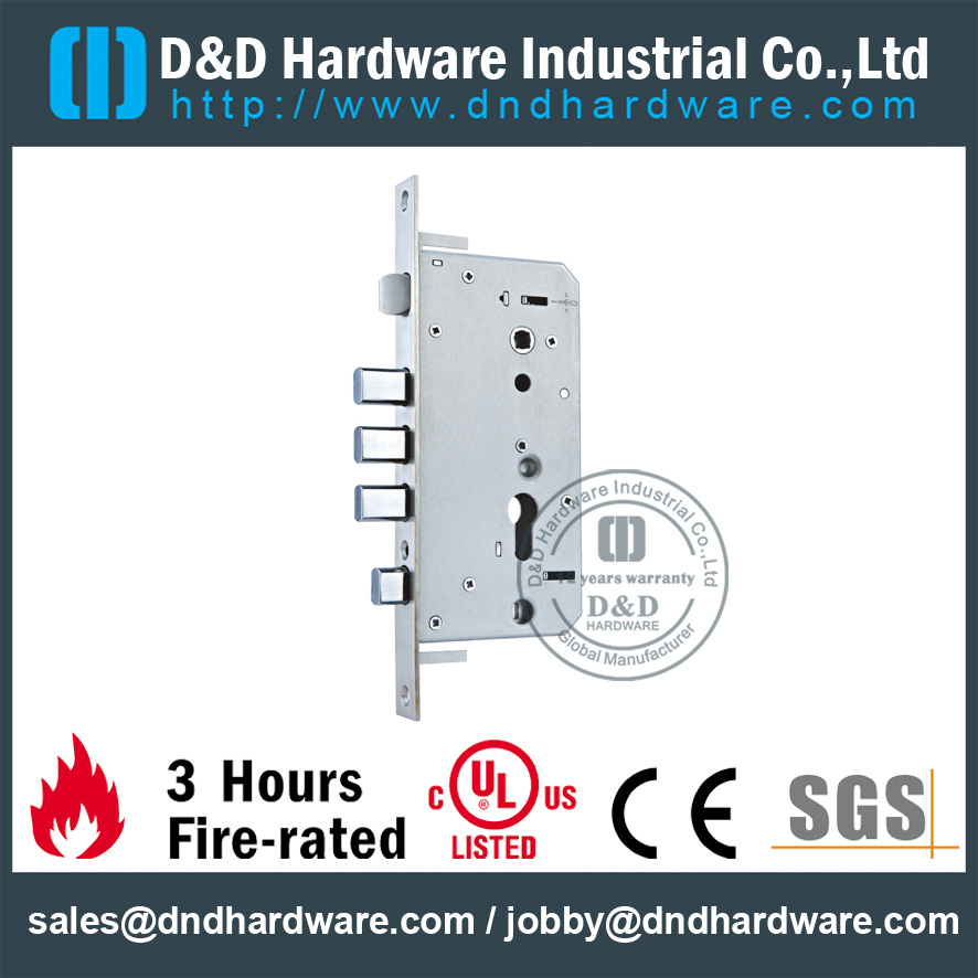 Stainless steel finish safe mortise lock for Front Door-DDML027 from ...