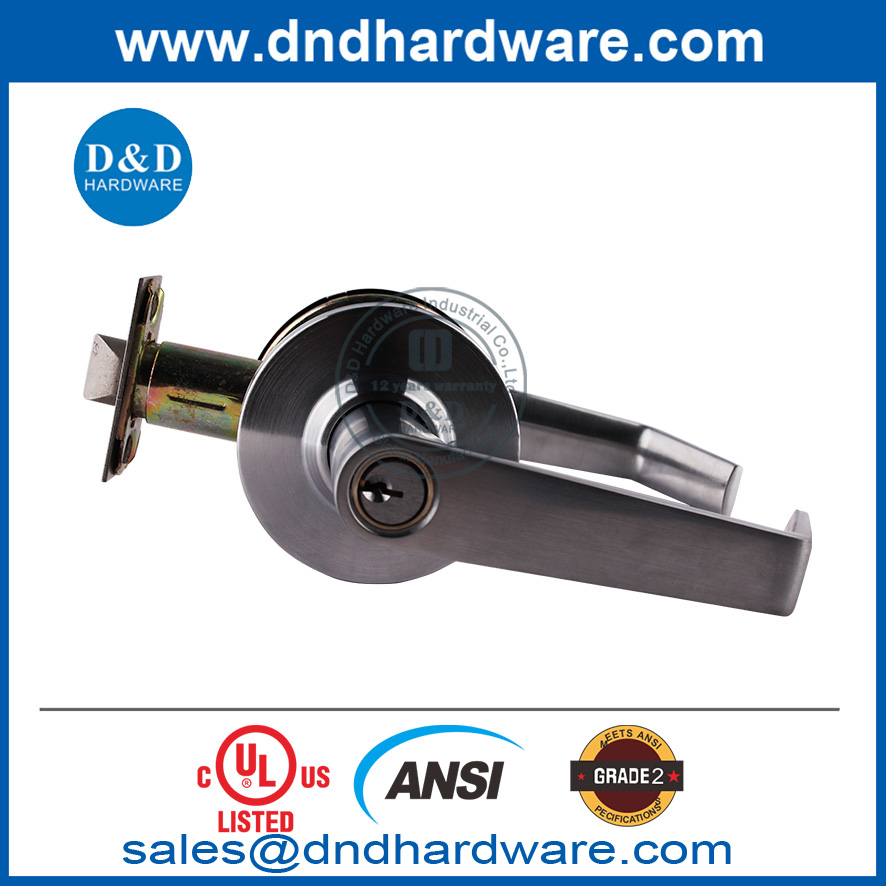 Zinc Alloy ANSI Grade 2 UL Fire Rated Lever Handle Lock-DDLK010 from ...
