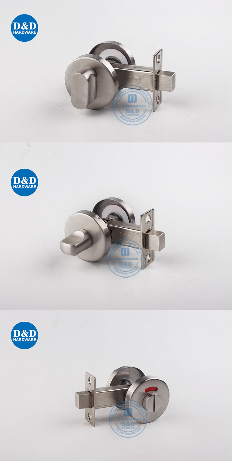 Stainless Steel Thumbturn and Release with Indicator for Public Toilet ...