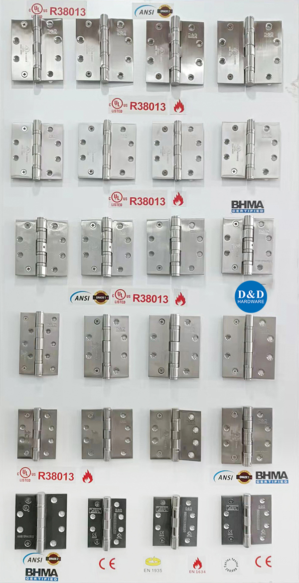 BHMA ANSI UL Listed CE EN Fire Rated Door Hinge