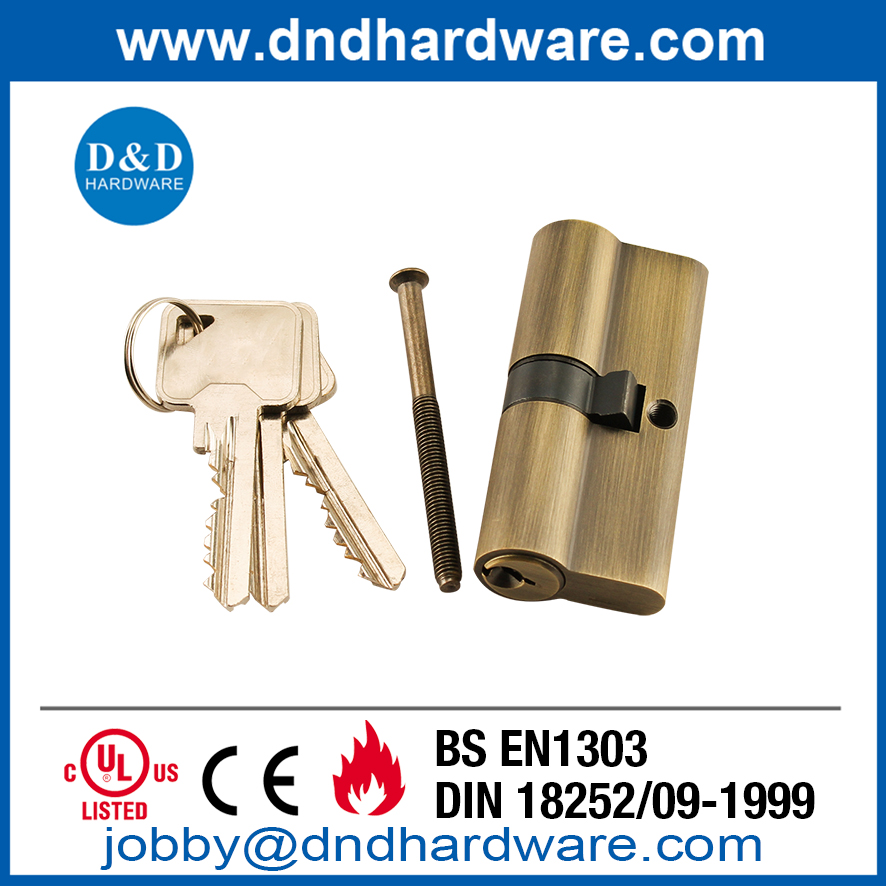 Solid Brass Antique Brass Euro Double Cylinder Lock-DDLC003 from China ...