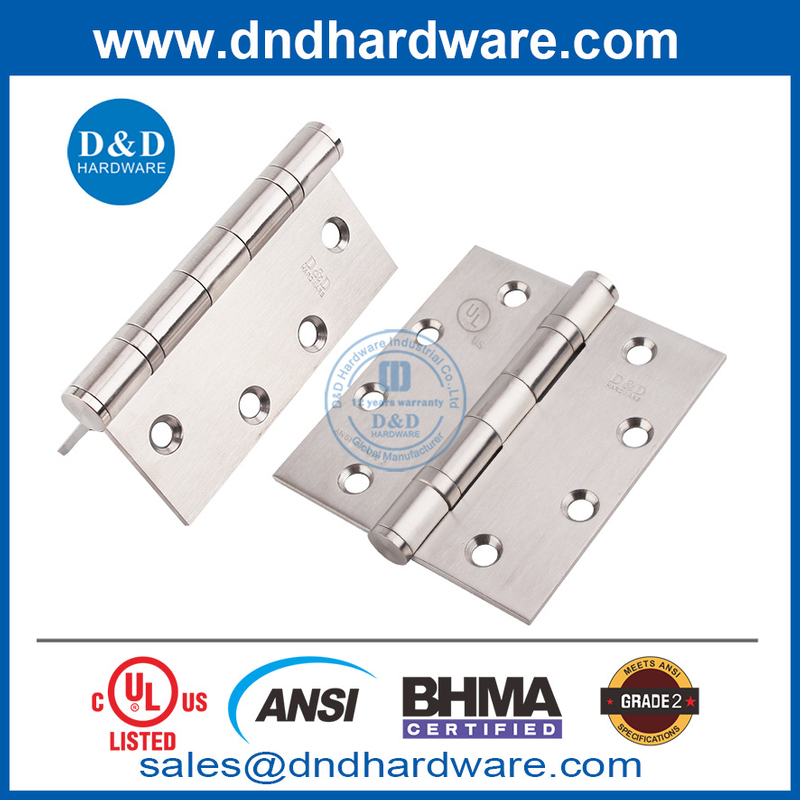 ANSI / BHMA UL GRADE 2-SS316 2BB Hinge-4.5x4.5x3.4mm from China ...