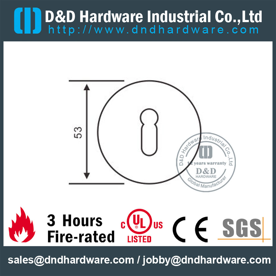 Polish Finish Stainless Steel 304 Door Escutcheon with Key Hole- D&D ...