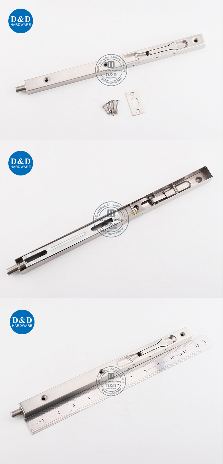 Stainless Steel Box Type Flush Bolt for Rebated Double Door-DDDB008 ...