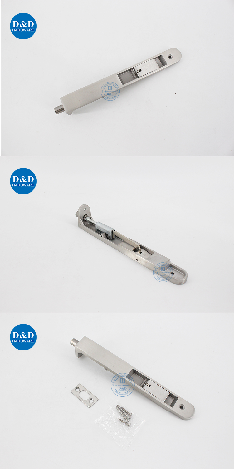 Security Door Bolts Stainless Steel Concealed Door Bolt Types for Mall ...