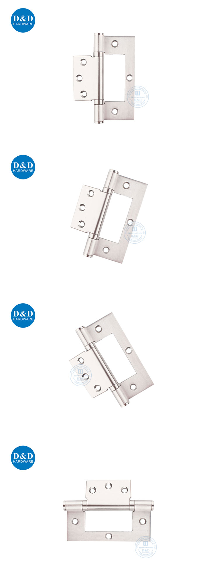 100mm 2 Ball Bearing Butterfly Hinges Style Stainless Steel Door Hinges ...