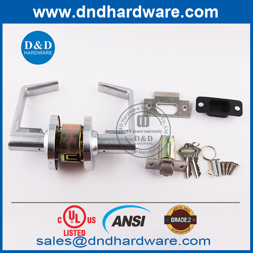 Zinc Alloy ANSI Grade 2 UL Fire Rated Lever Handle Lock-DDLK010 from ...