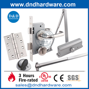 SUS304 CE Security Fire Rated Sash Lock for Commercial Door-DDML026 ...