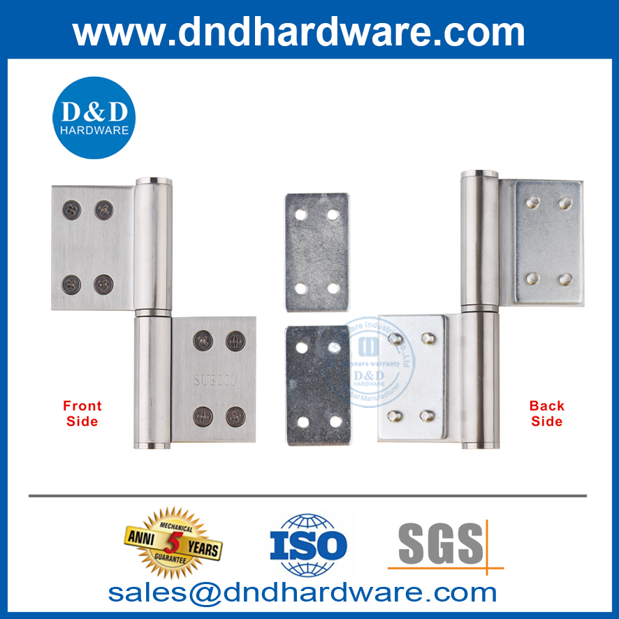 Steel Zinc Plate Flag Door Hinge Reinforcement Plate for Heavy Door ...