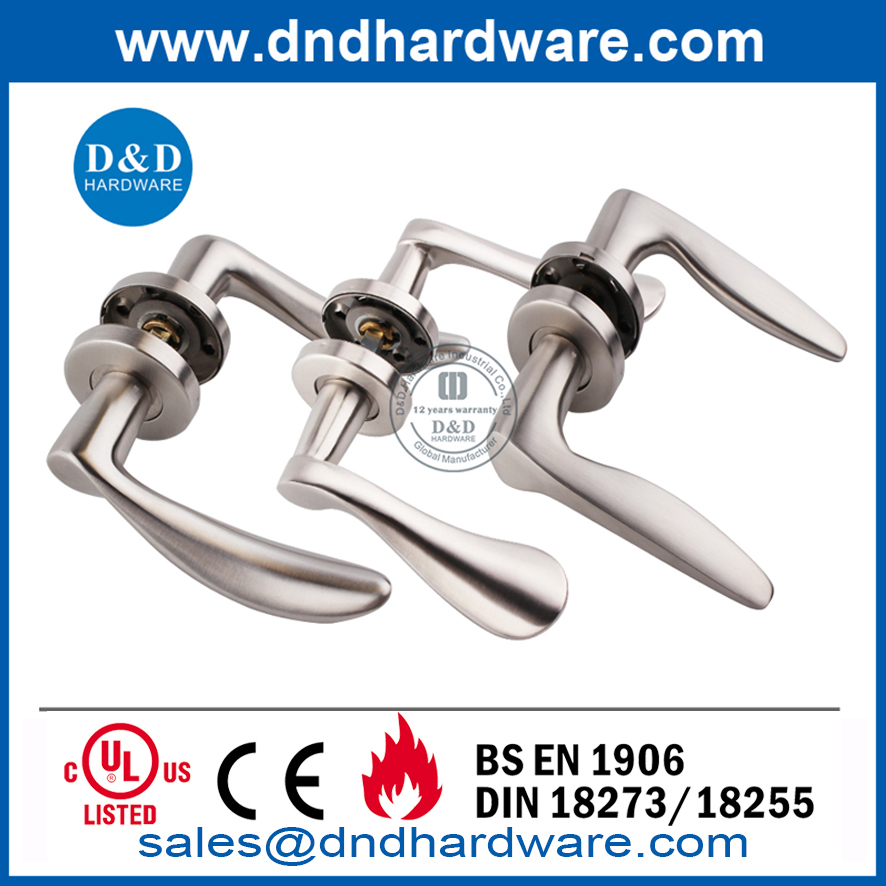 Stainless Steel Modern Lever Handle on Round Rose-DDSH035 from China ...
