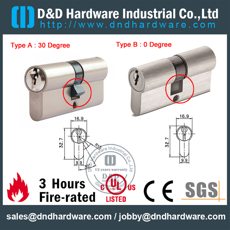 Brass Single Thumbturn Cylinder Lock-DDLC009 from China manufacturer - D&D HARDWARE