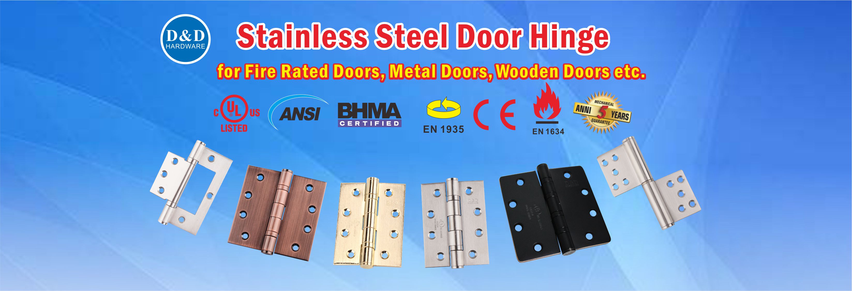 The common types of Door hardware. - D&D HARDWARE