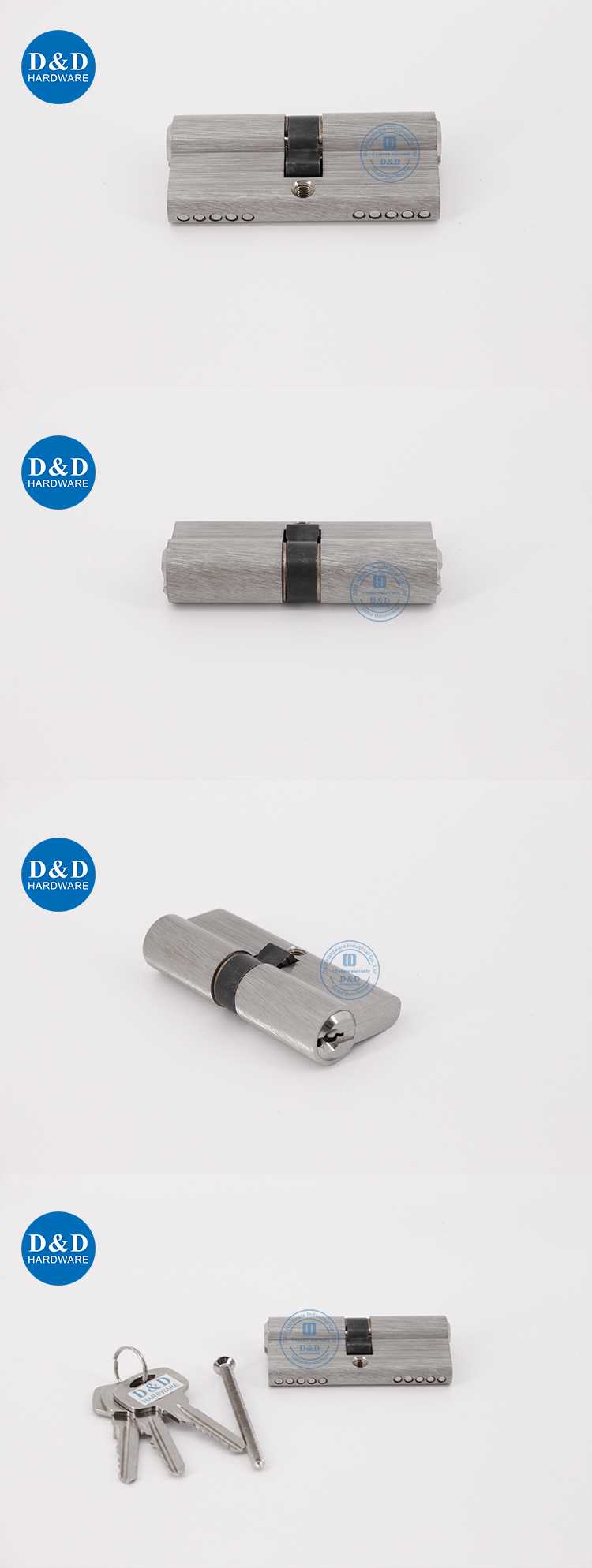 BS EN1303 Satin Nickel Door Lock Cylinder Mortise Door Lock Brass ...