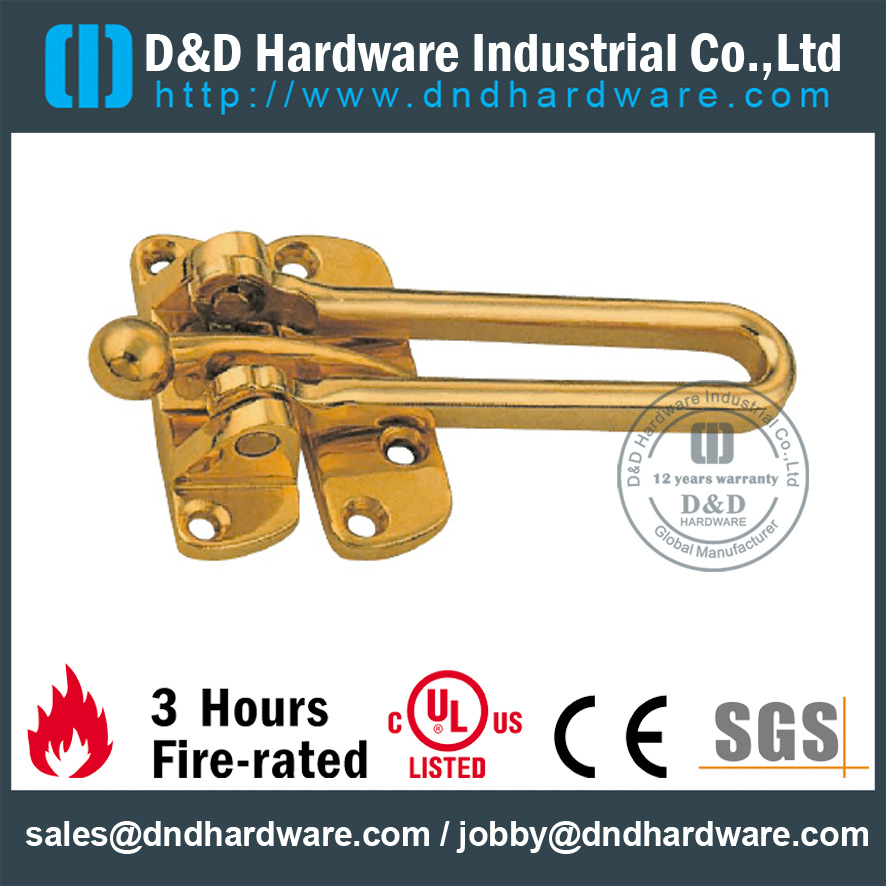 Zinc alloy classical modern design security door guard for Wooden Door ...